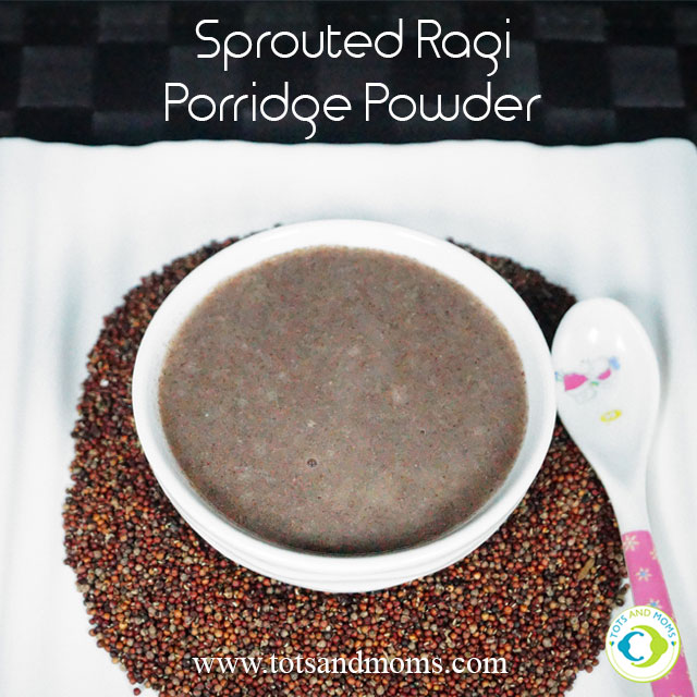 Homemade Sprouted Ragi Powder for Babies, Toddlers, and Kids