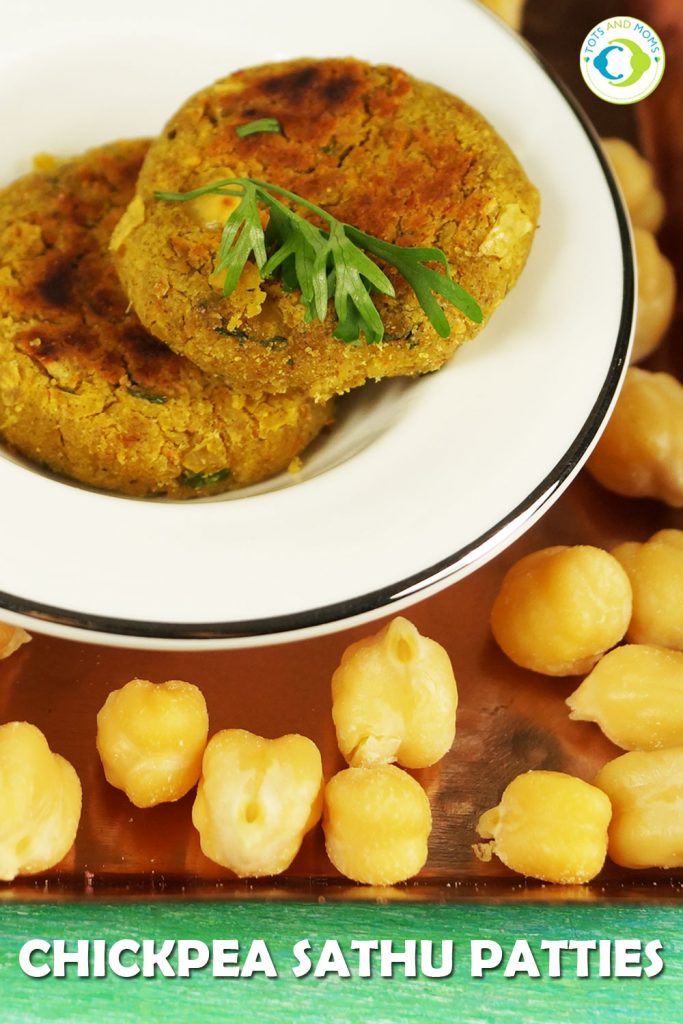 Chickpea Sathu Patties for Toddlers and Kids