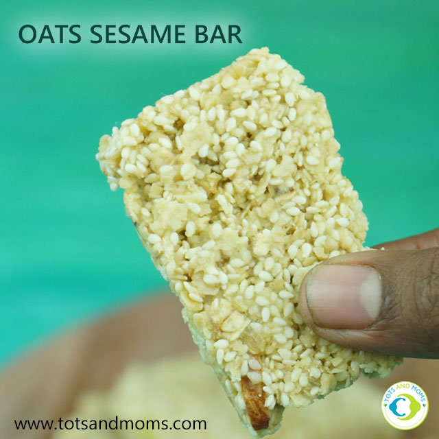 Oats Sesame Bar for Toddlers and Kids | Till ke Chikki