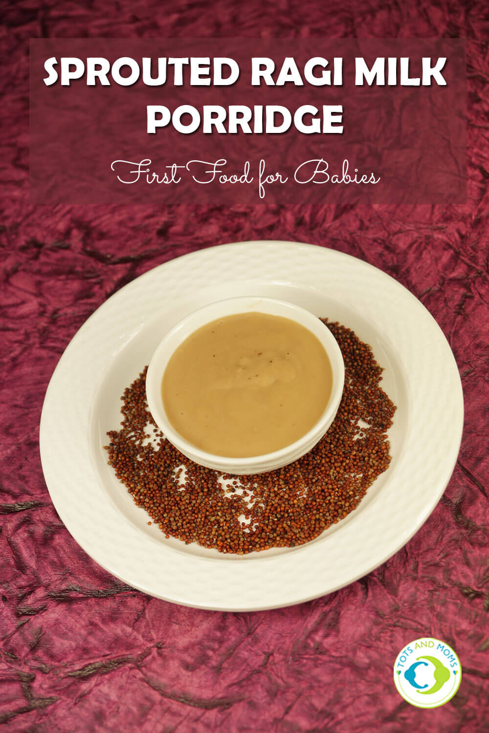 Sprouted Ragi Paal Koozh / Sprouted Ragi Milk Porridge for Babies ...