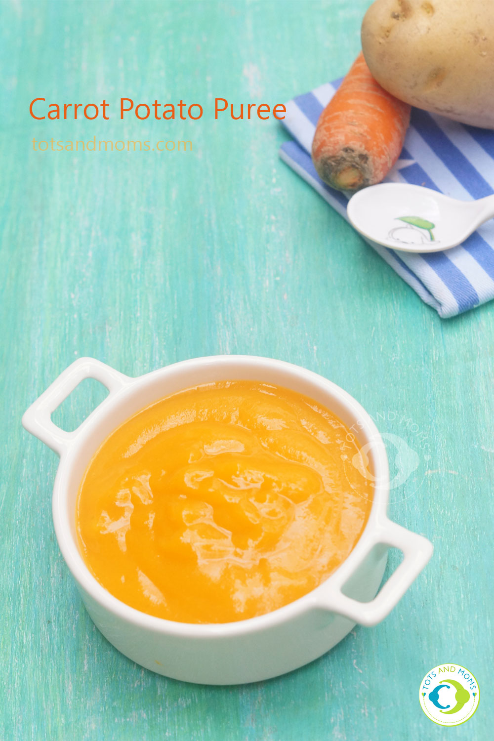 Carrot Potato Puree recipe for Babies