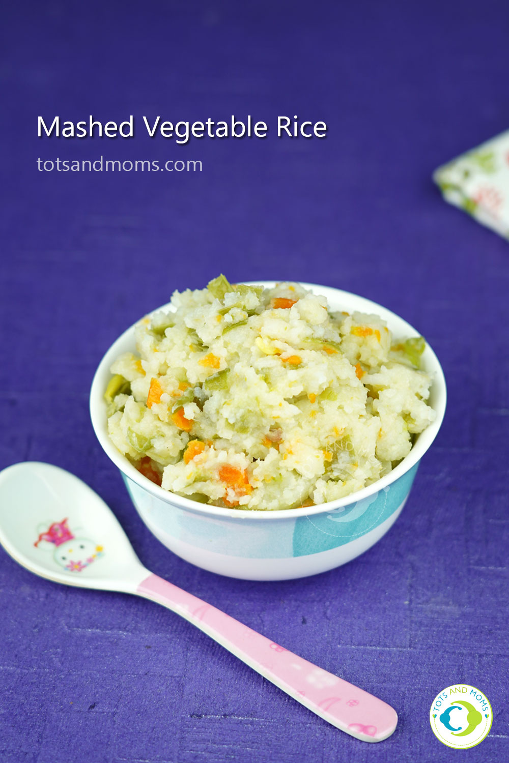 Mashed Vegetable Rice for Babies & Toddlers