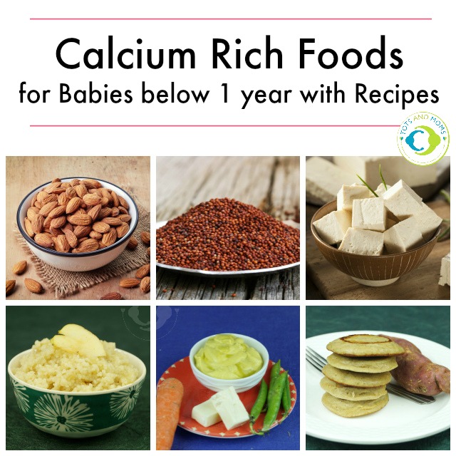 10 Calcium Rich Foods & Recipes for Babies below 1 year
