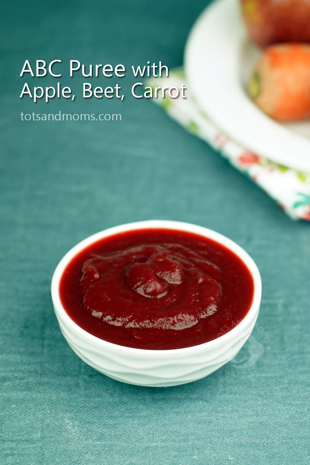 Apple Beetroot Carrot Puree | ABC Puree for Babies