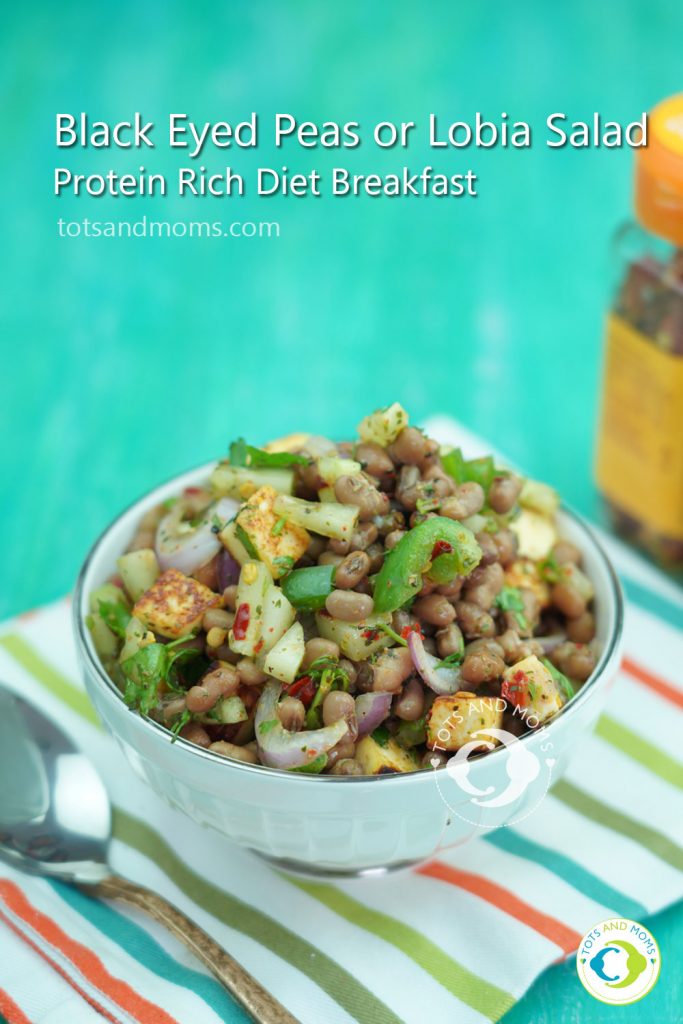 Black Eyed Peas or Lobia Salad | Cowpeas Recipes