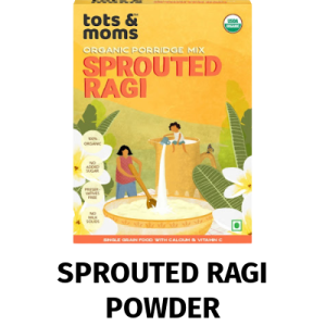 Sprouted Ragi Powder for Babies | Tots & Moms Foods