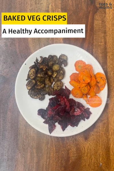 Baked Veg Crisps - A Healthy Accompaniment